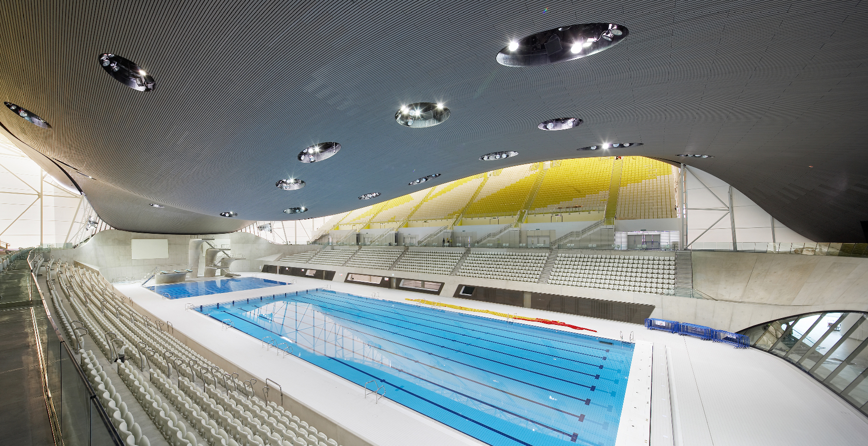 AQUATICS CENTER, STRATFORD OLYMPIC PARK SWIMMING POOL (LONDON - GB) - Groupe Thebault